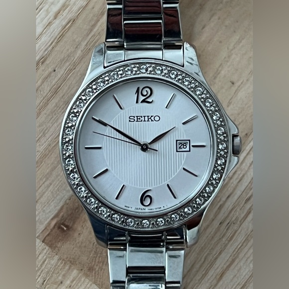 Seiko | Accessories | Seiko Ladies Watch Crystals Stainless Bracelet ...